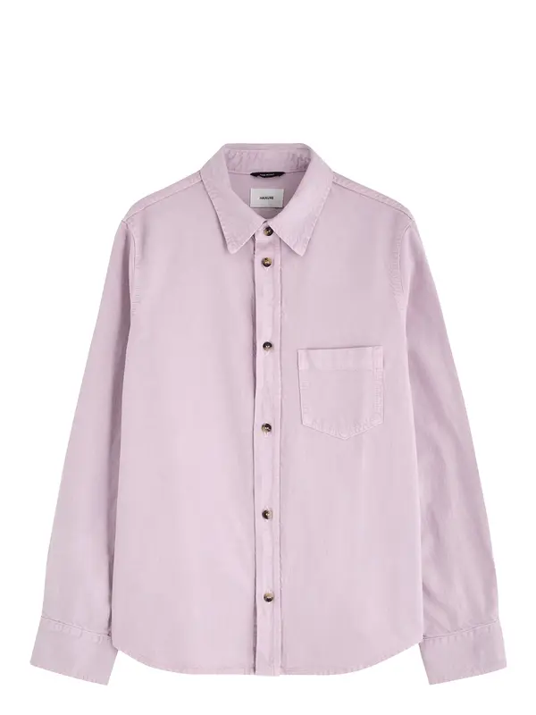 HAIKURE Ronda Cotton-blend Shirt - Lilac