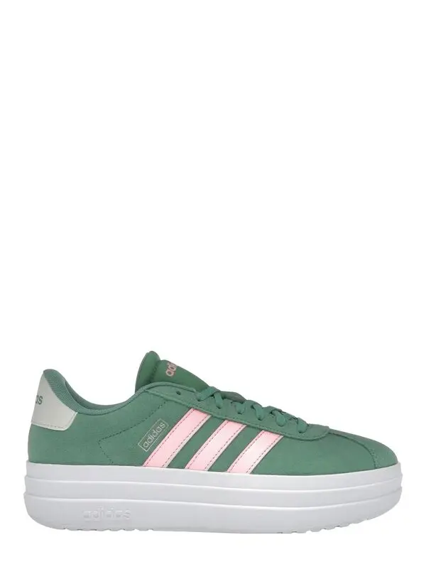 Adidas Vl Court Bold Sneakers - Preloved Green/pink Spark/ivory