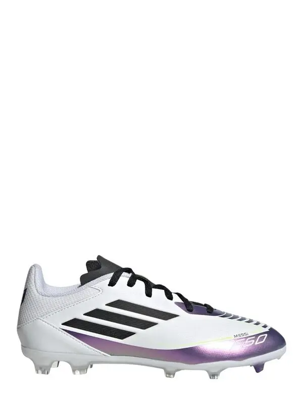 Adidas F50 League Firm/ground Messi - Cloud White/core Black/purple
