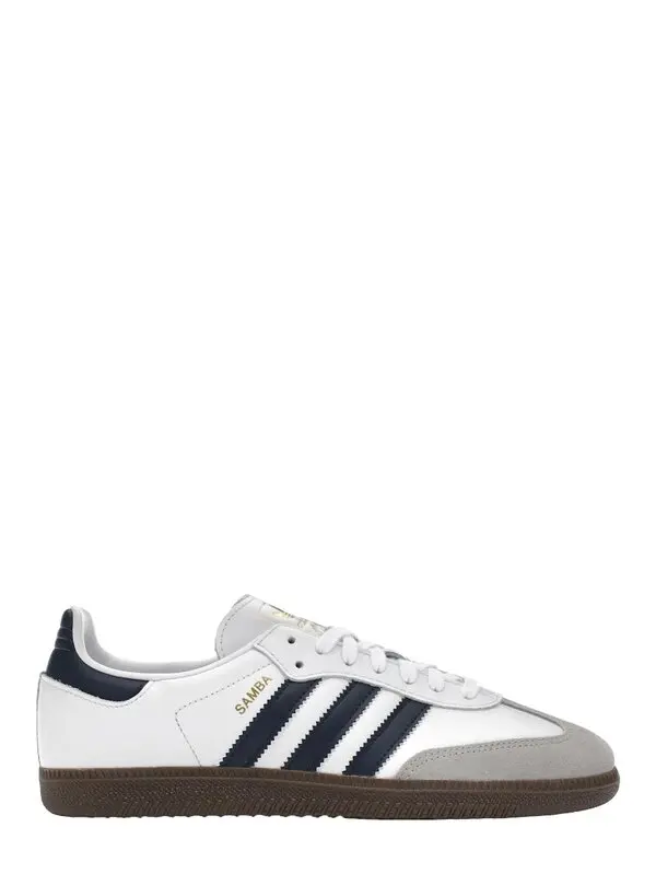 Adidas Samba Og Sneakers - Cloud White/night Indigo/clear Granite