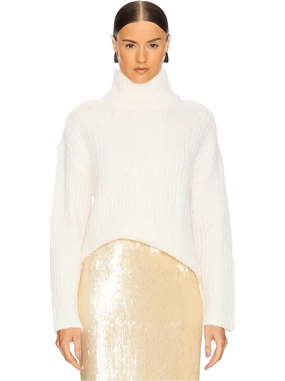 L'academie By Marianna Troye Turtleneck Sweater - Ivory