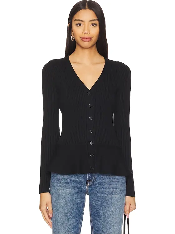 Line & Dot Brook Cardigan - Black