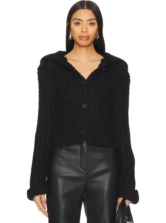 MORE TO COME Ray Sweater - Black