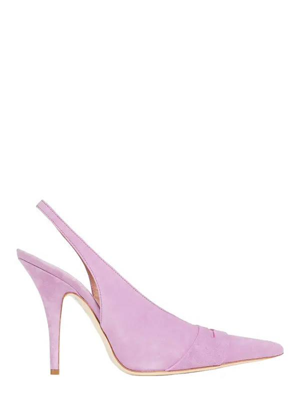 Philosophy Di Lorenzo Serafini Suede Slingback Pumps - Lavender