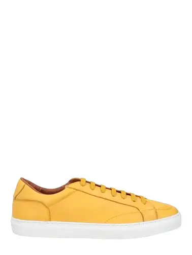 DOUCAL'S Calfskin Sneakers - Yellow