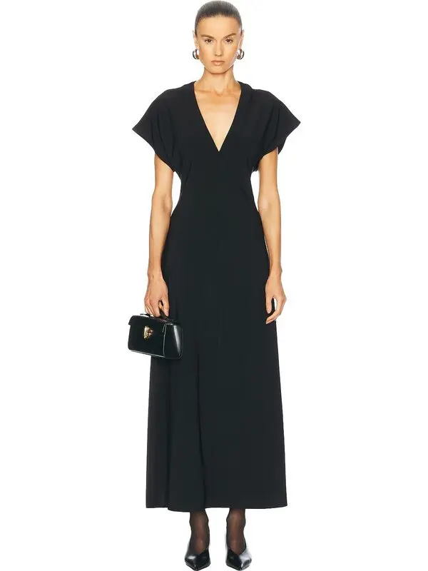 EAVES Malka Midi Dress - Black