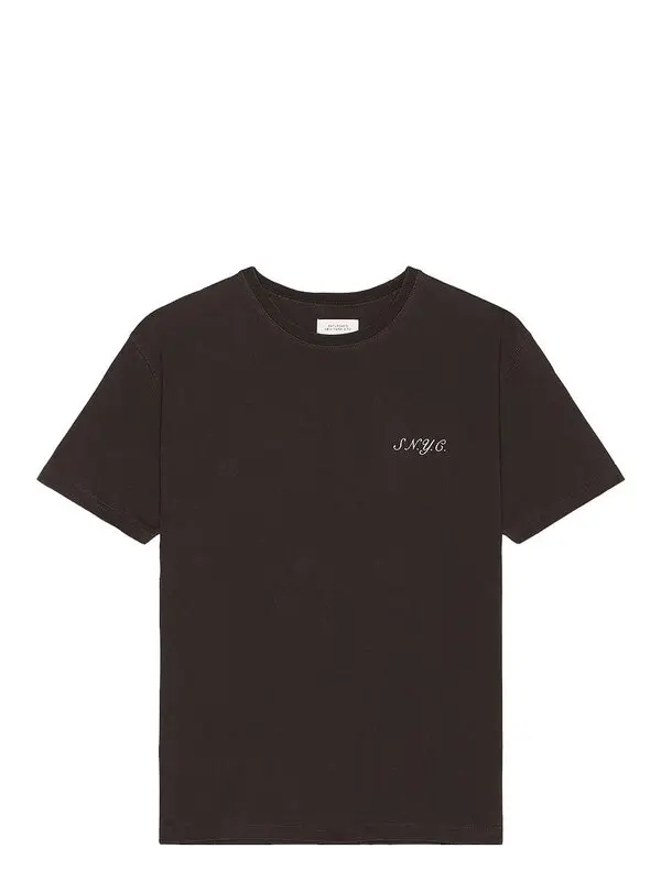 Saturdays Nyc Pigment Dyed T-shirt - Black