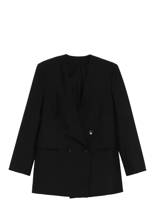 Philosophy Di Lorenzo Serafini Double-breasted Blazer - Black