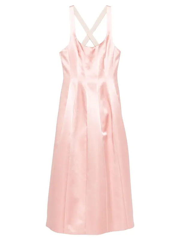 Philosophy Di Lorenzo Serafini Satin Midi Dress - Pink