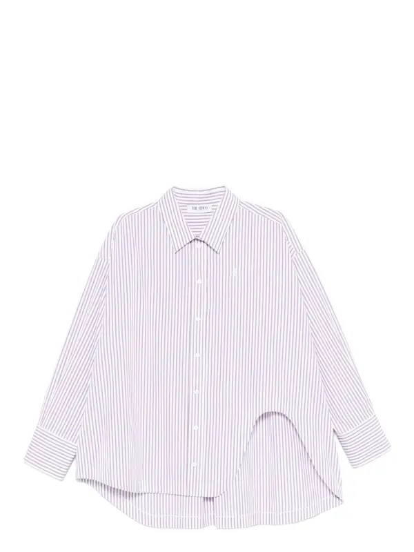 Attico Striped Shirt - White