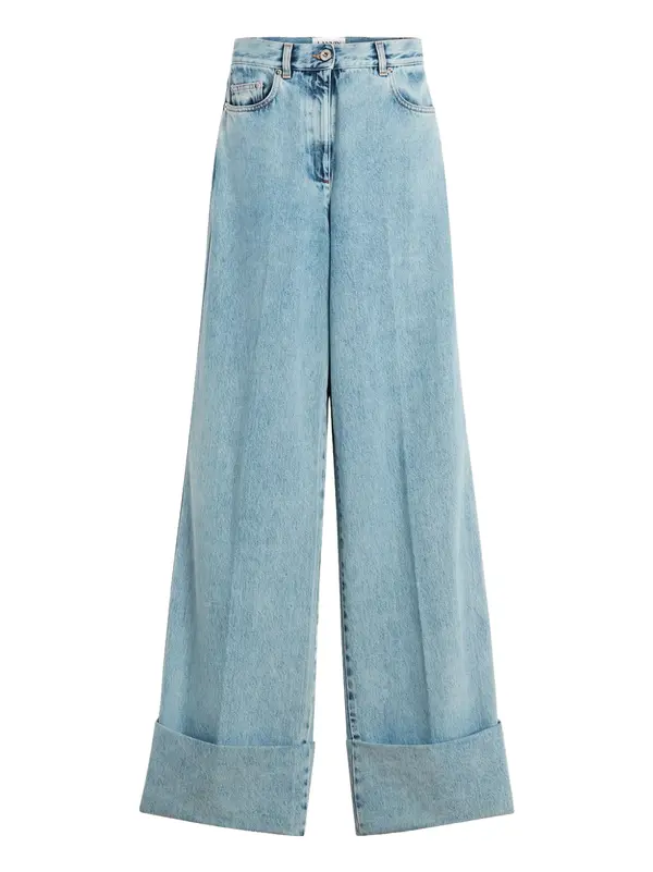 LANVIN Wide-leg Jeans - Blue
