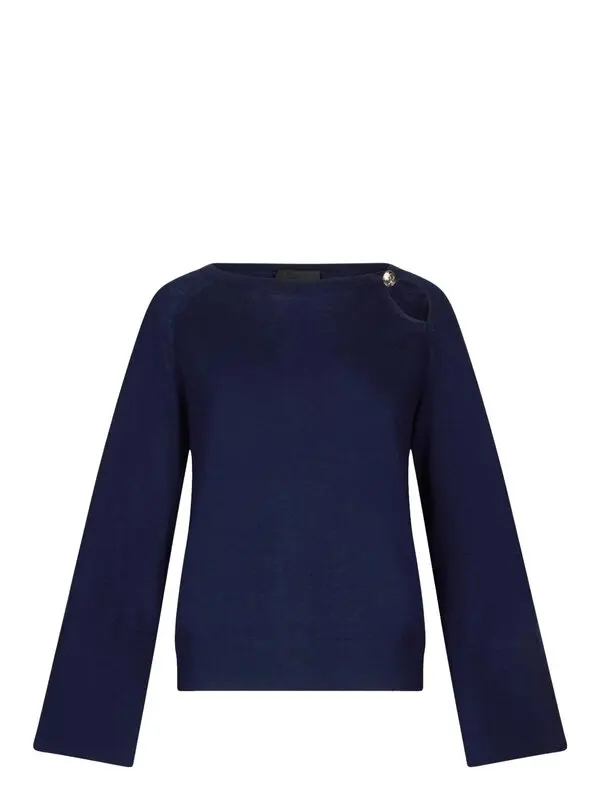 Liu Jo Cut-out Sweater - Blue