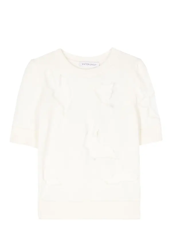 Viktor & Rolf Knitted Top - White