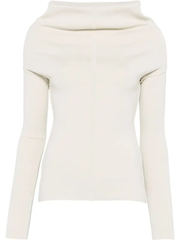 Rick Owens Draped Top - Neutrals