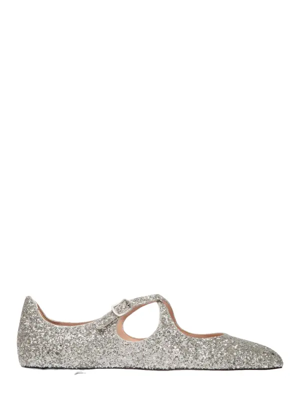 Bally Glitter Ballerinas - Silver