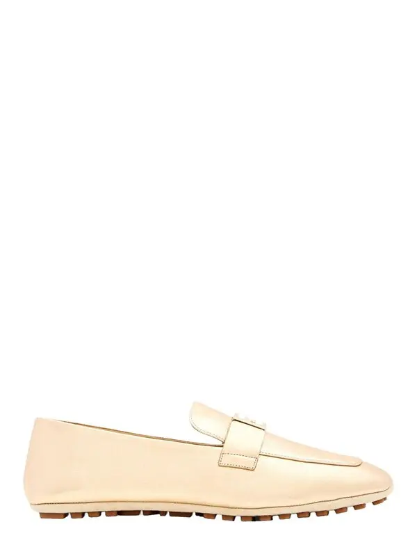 Fendi Baguette Loafers - Gold