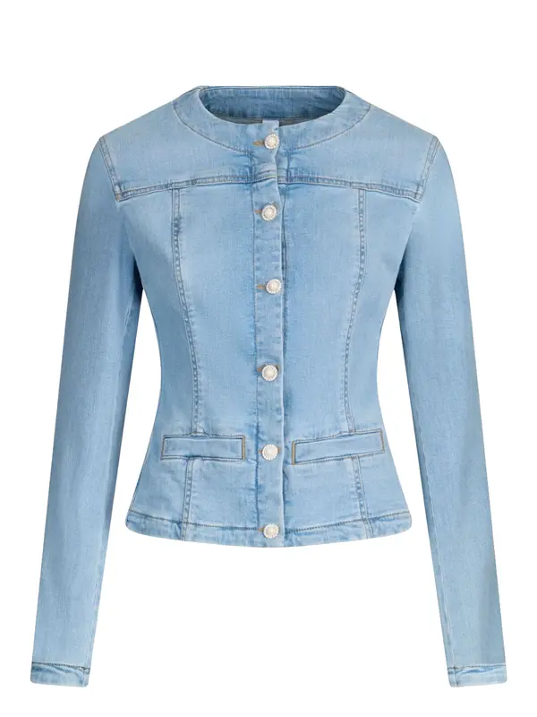 Liu Jo Button-down Denim Jacket - Blue