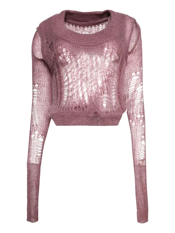 Rick Owens Spider Banana Sweater - Pink