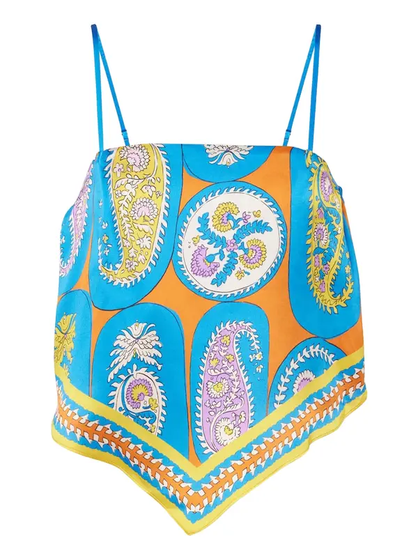 ALEMAIS Flores Printed Top - Multicoloured