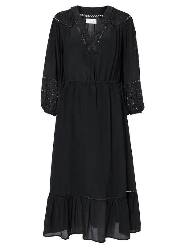 Velvet By Graham & Spencer Arina Midi Dress - Black