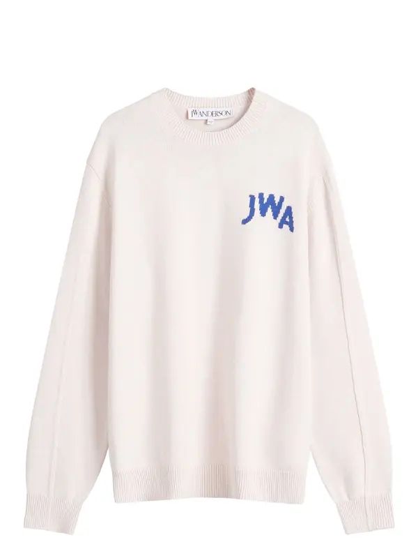 JW Anderson Jwa Crew Neck Jumper - Blush
