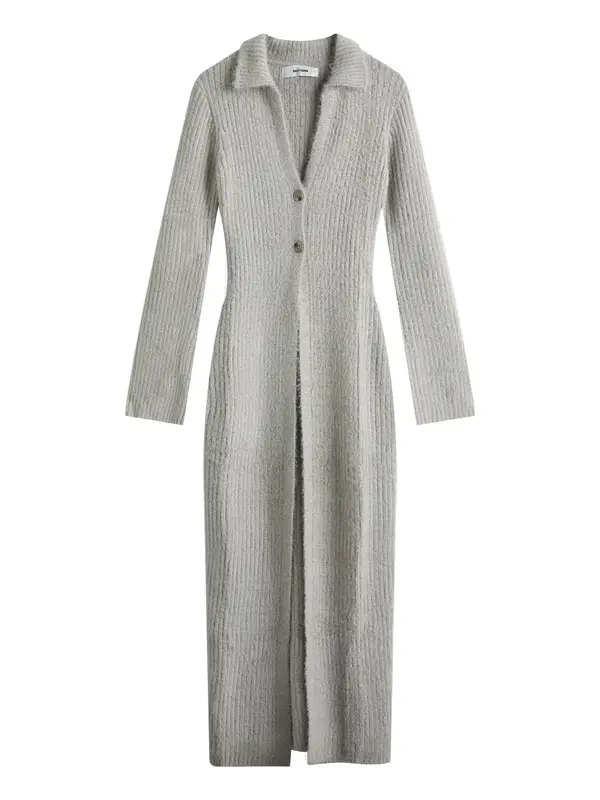 DAILY PAPER Fluffy Long Cardigan - Ultimate Gray