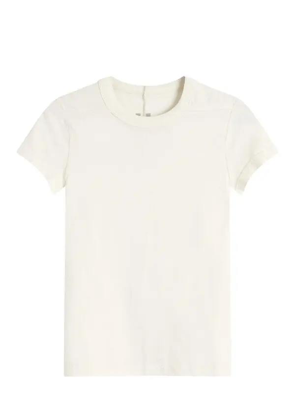 Rick Owens Cropped Level T-shirt - Natural