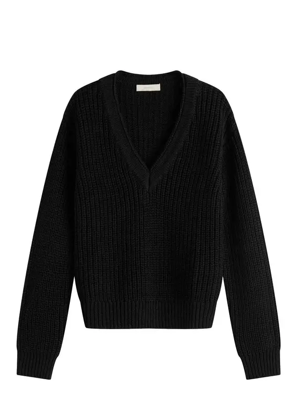 Faithfull The Brand Barbaine Knit Jumper - Charcoal