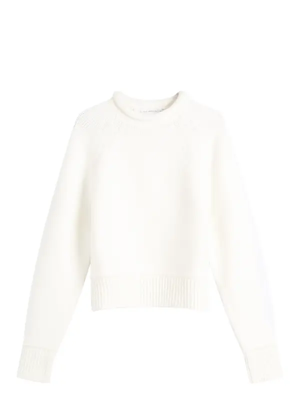 Good American Crewneck Sweater - Cloud White