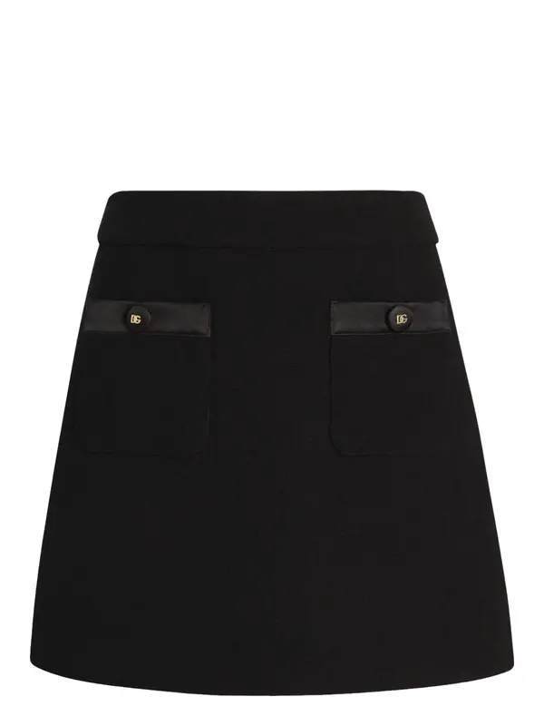Dolce & Gabbana A-line Mini Skirt - Black