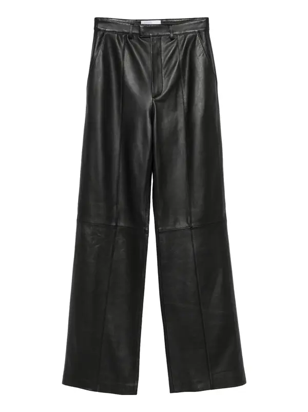 Giuseppe Di Morabito Leather Trousers - Black