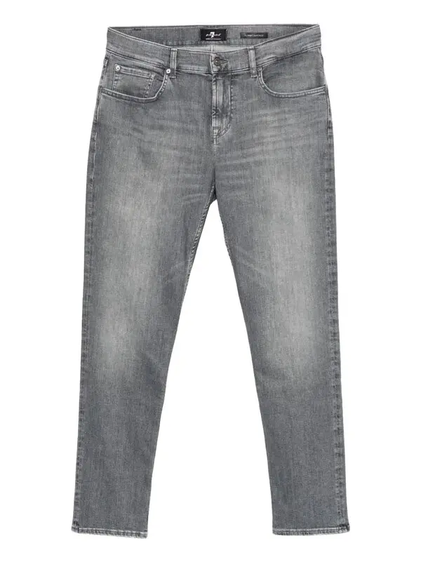 7 For All Mankind Slimmy Tapered Jeans - Grey