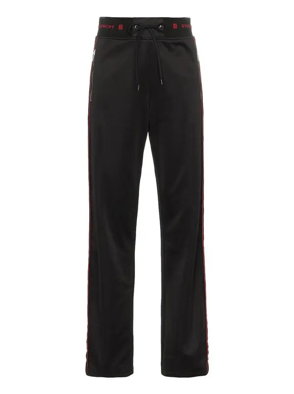 Givenchy Side-stripe Logo Track Pants - Black