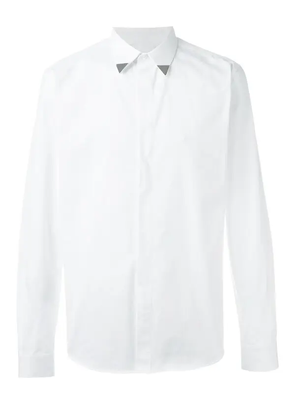 Givenchy Contrast Tip Shirt - White