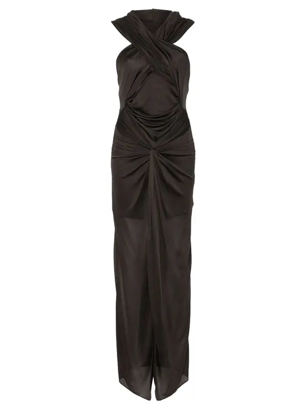 Giuseppe Di Morabito Draped Maxi Dress - Grey