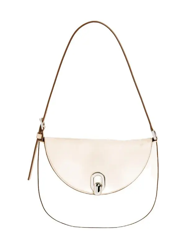 Savette Small Tondo Leather Hobo Bag - Bone