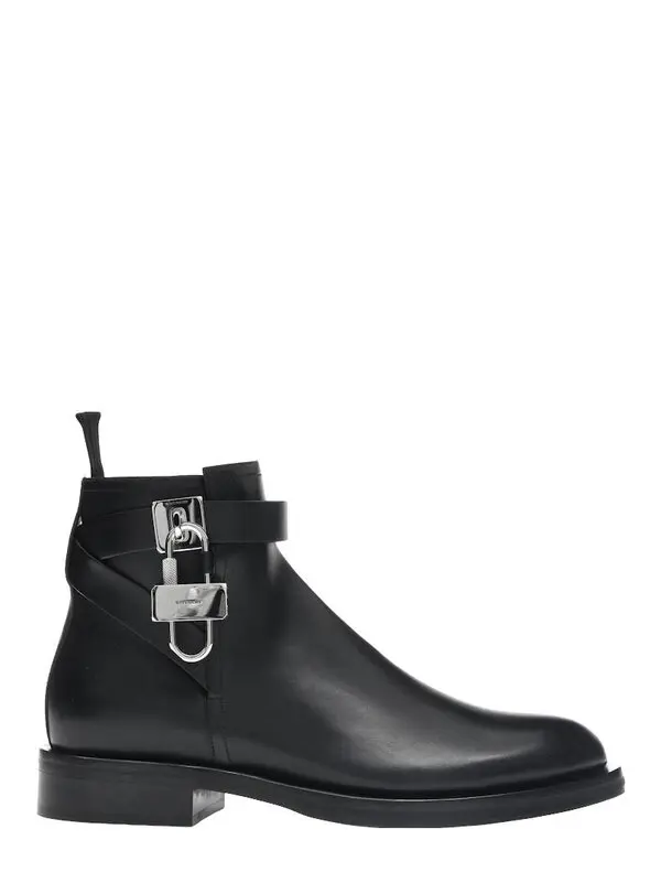 Givenchy Lock Ankle Boots - Black