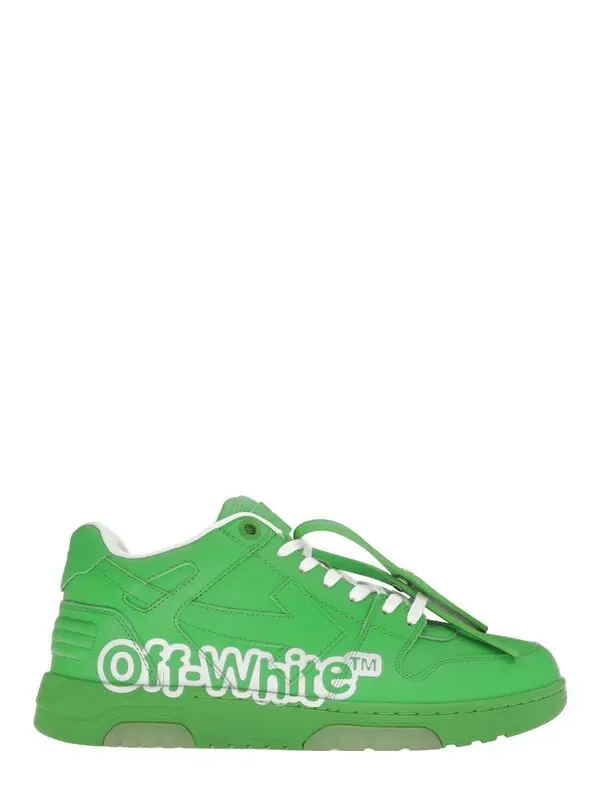 Off-White Out Of Office Low-top Sneakers - Green/white