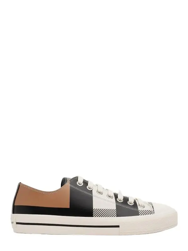 Burberry Larkhall Low Top Sneakers - Camel Check