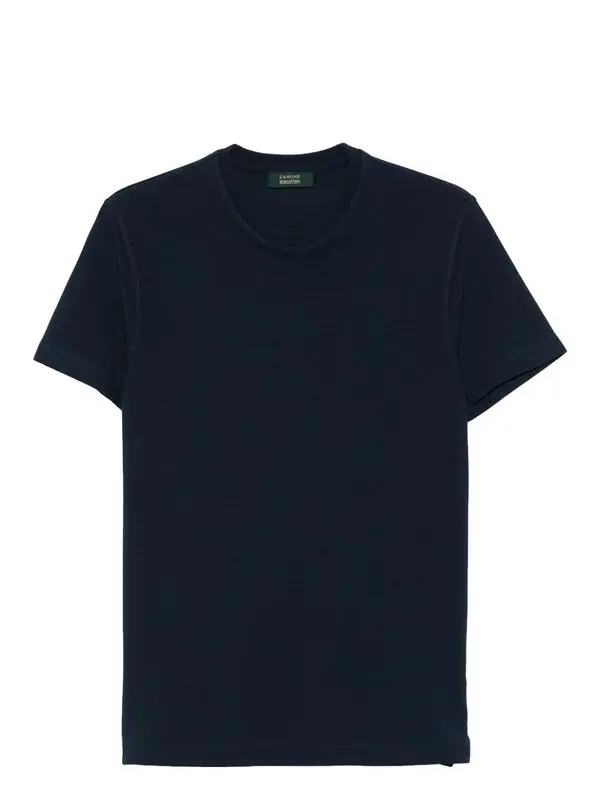 ZANONE Cotton T-shirt - Blue