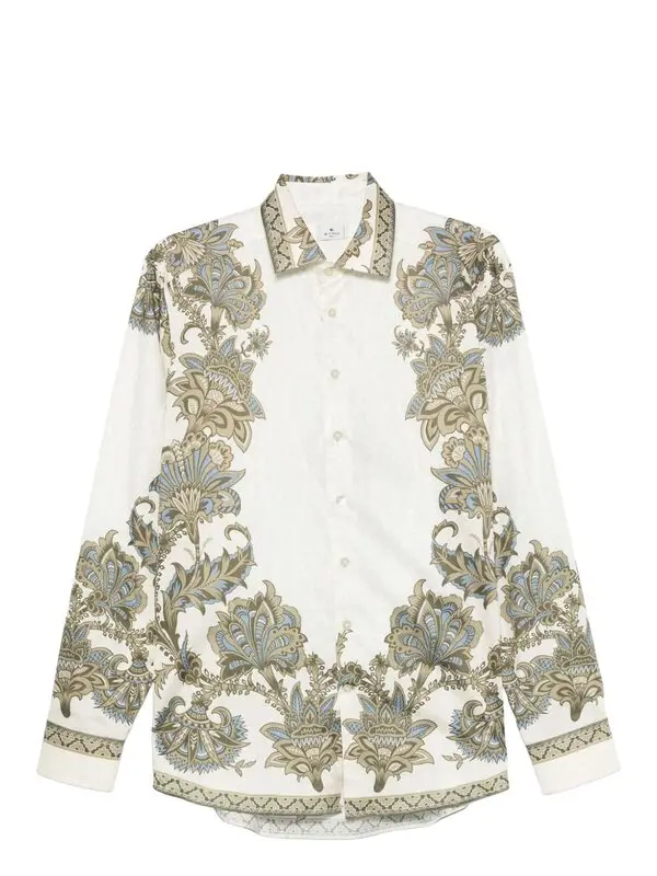 Etro Paisley-print Shirt - Neutrals