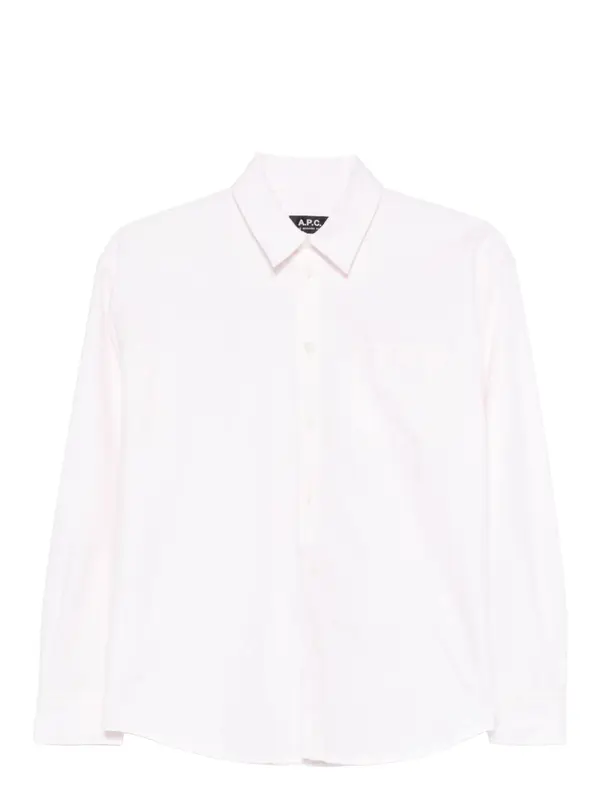 A.p.c. Organic Cotton Shirt - Pink