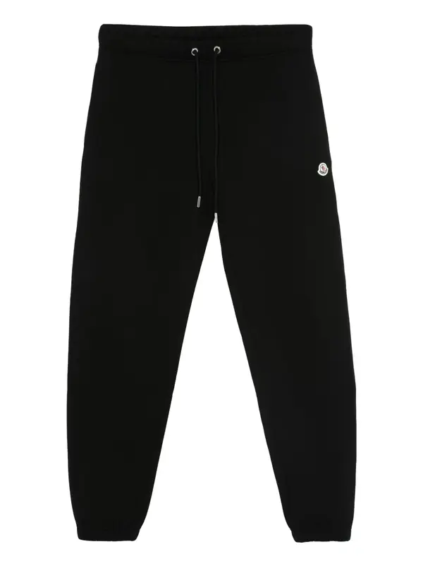 Moncler Organic Cotton Track Pants - Black