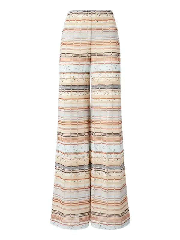 Missoni Striped Palazzo Pants - Neutrals
