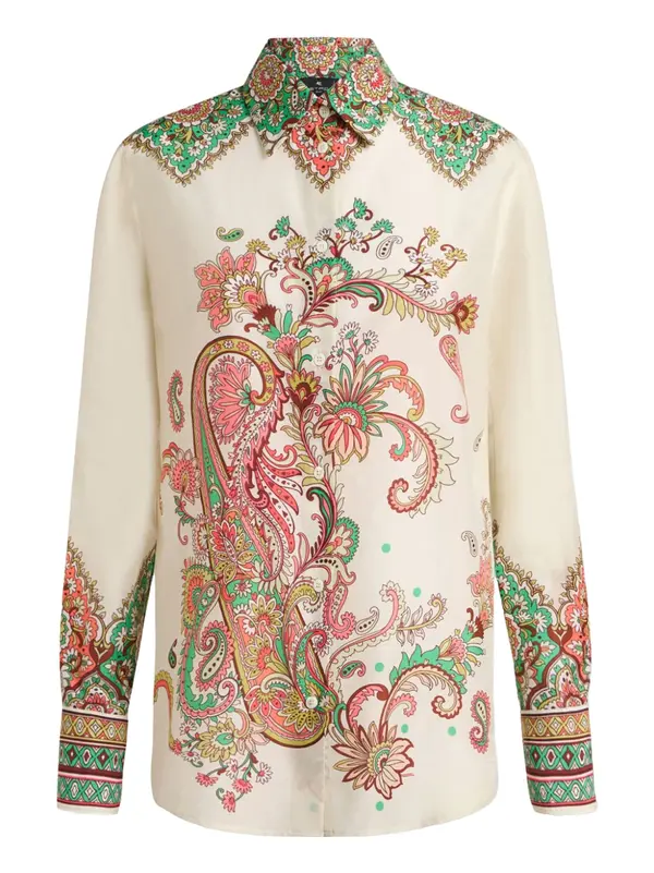 Etro Paisley-print Shirt - White