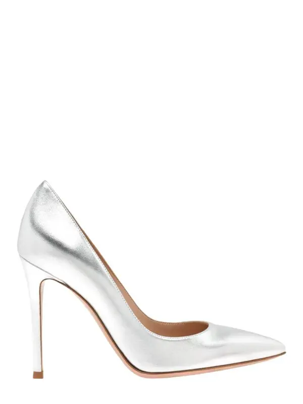 GIANVITO ROSSI 105mm Pumps - Silver