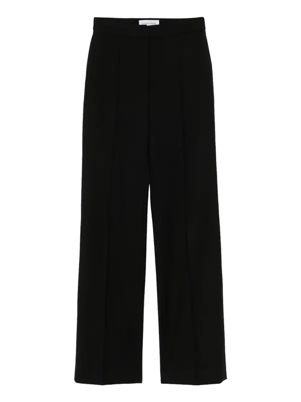 MARINE SERRE Straight-leg Trousers - Black