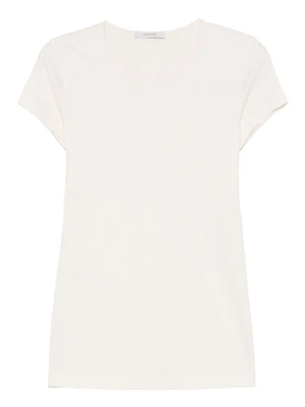 LEMAIRE Cotton T-shirt - Neutrals