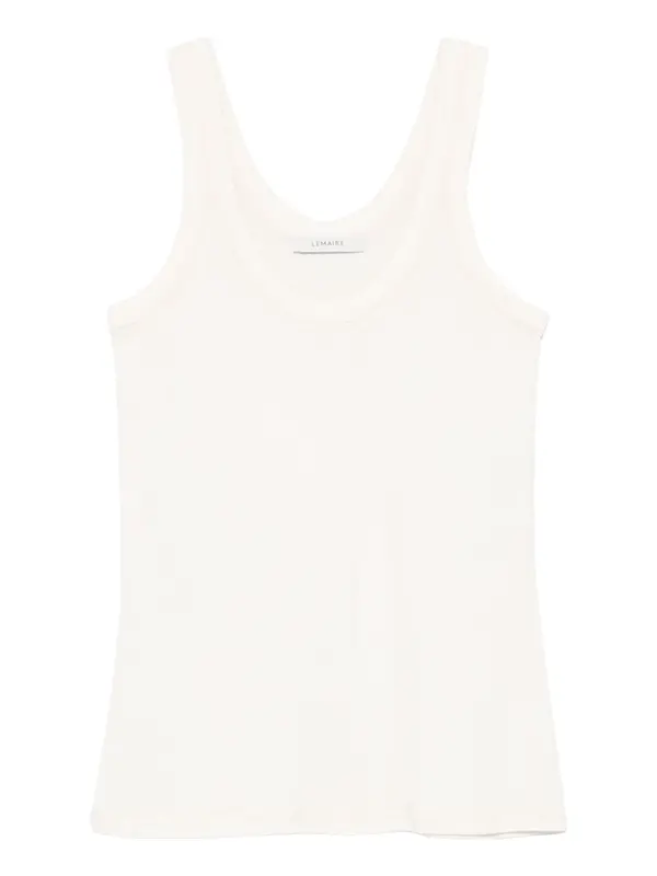 LEMAIRE Cotton Tank Top - Neutrals