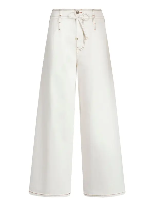 Etro Wide-leg Jeans - White